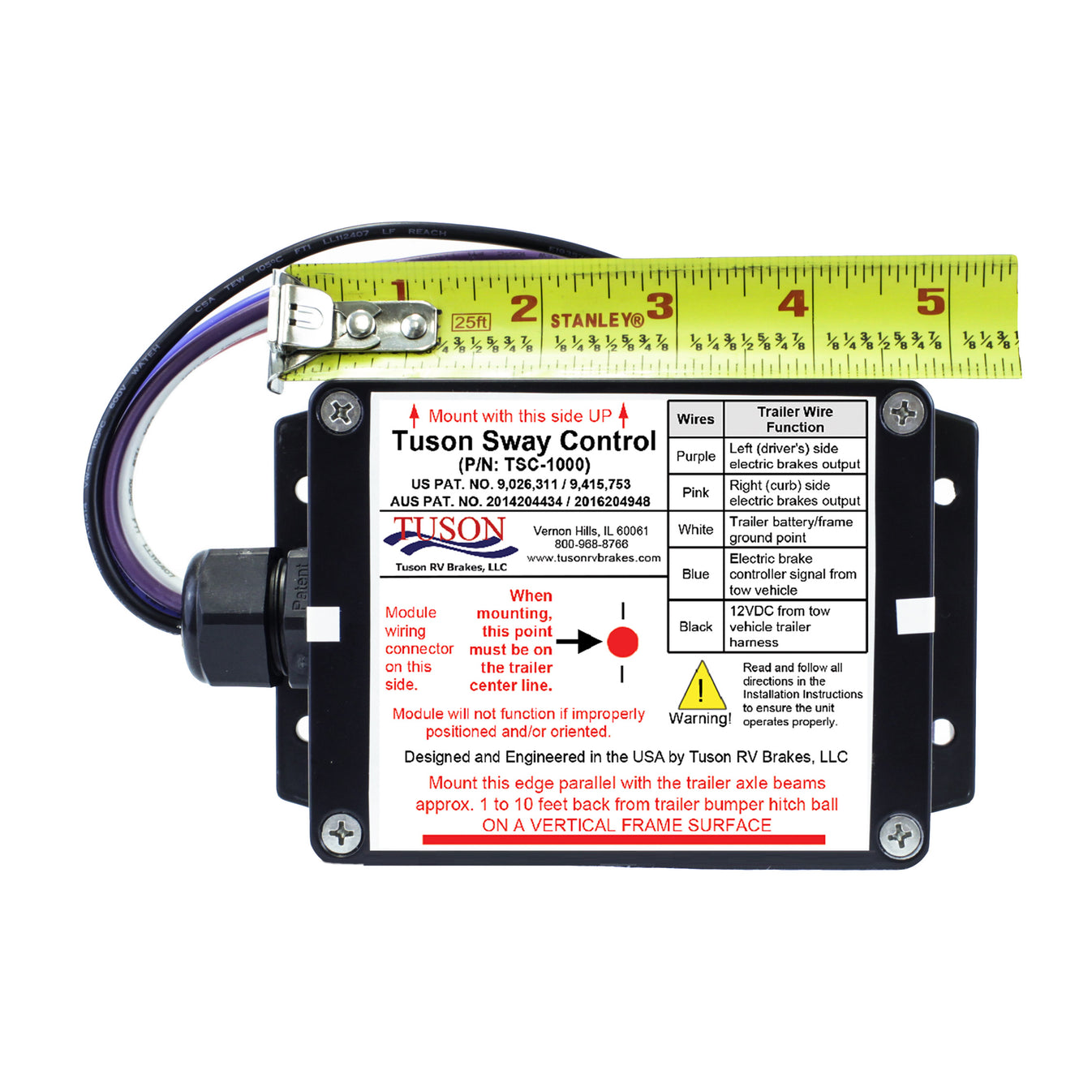 Tuson Sway Control (TSC-1000) – Tuson RV Brakes, LLC