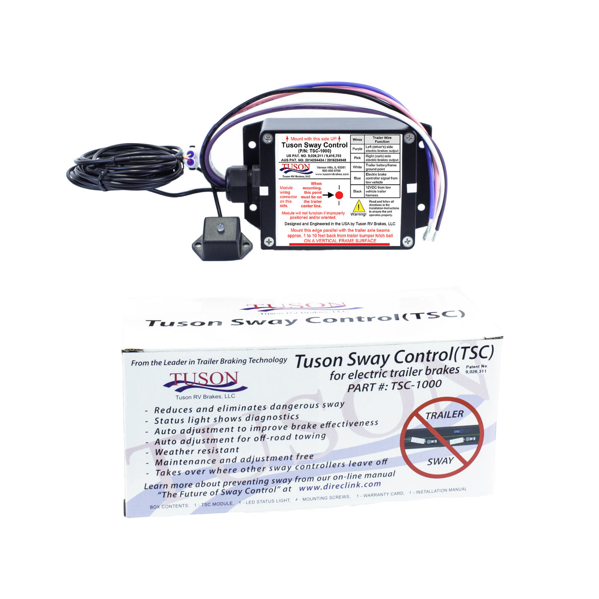 Tuson Sway Control (TSC-1000) – Tuson RV Brakes, LLC